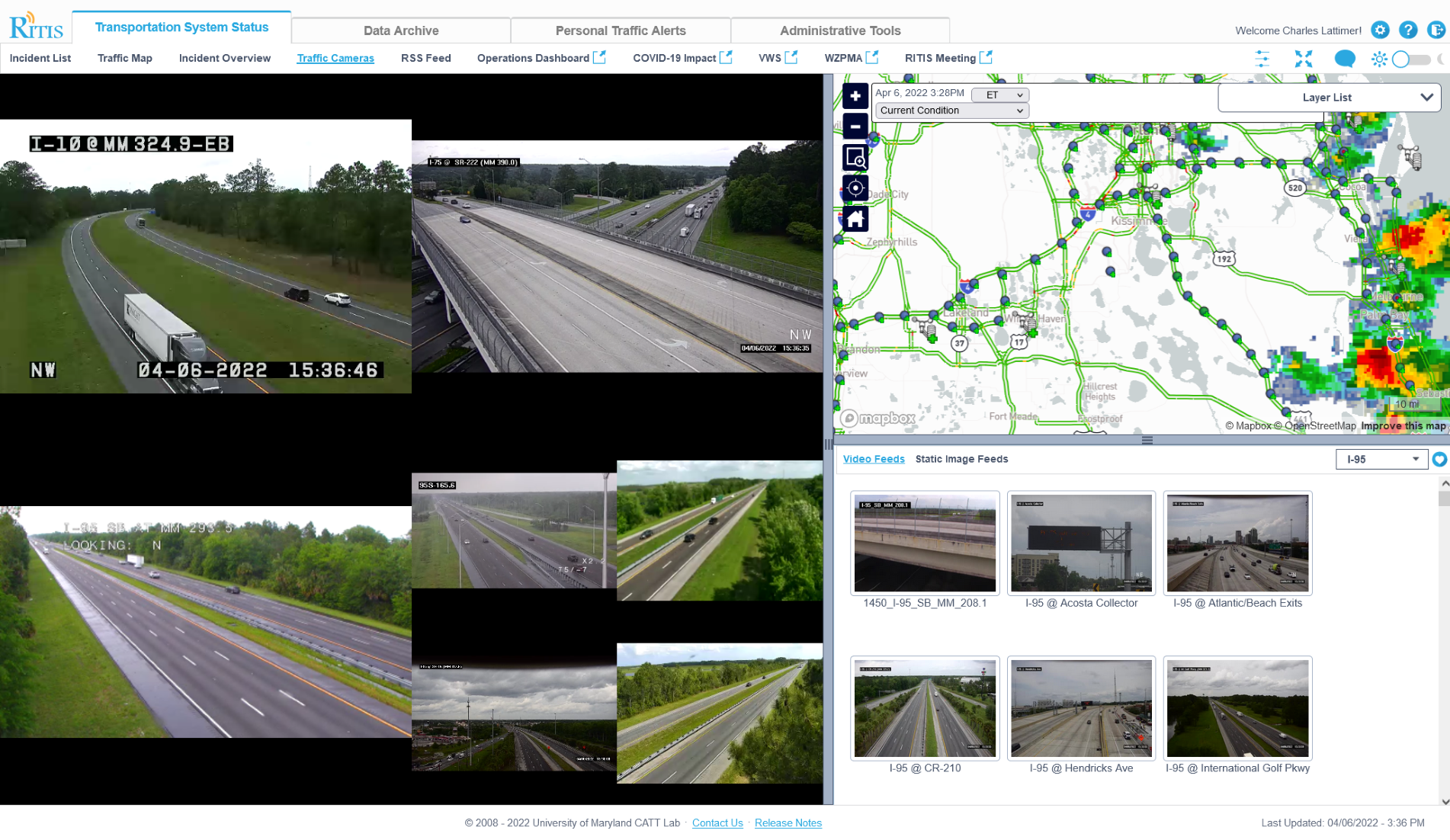 RITIS Tool Catalog | Regional Integrated Transportation Information System